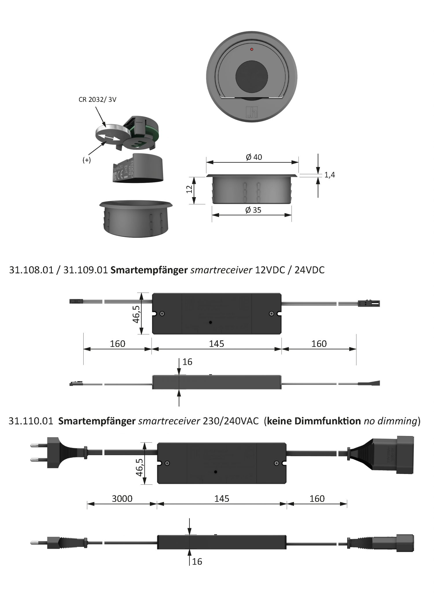 Schalttechnik Halemeier X-Mitter Smart Set - EVOlight | 3110801-V